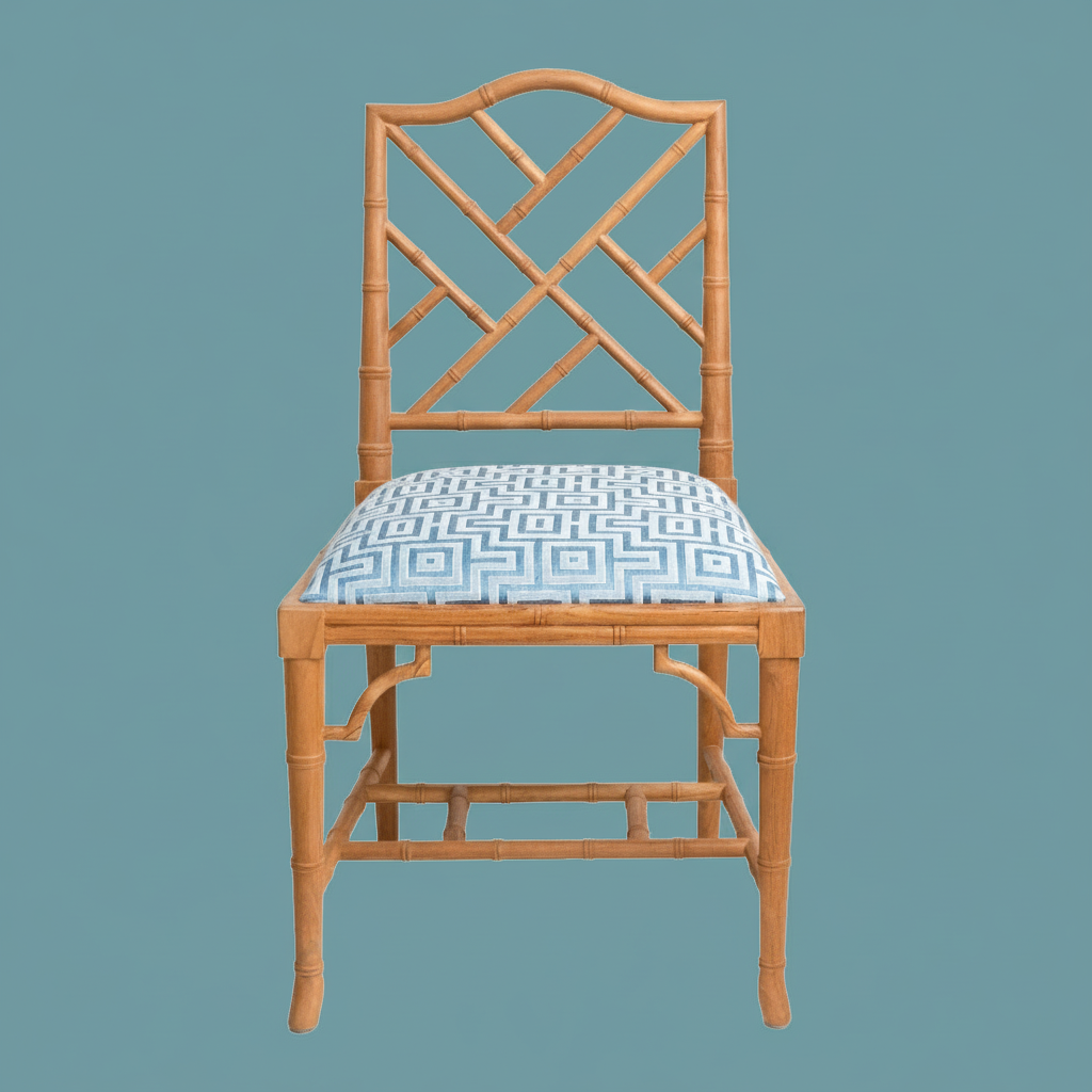 Wooden Trellis Chair – Charles Orchard