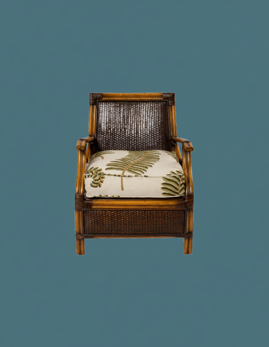Lombok Rattan Lounge Chair – Charles Orchard