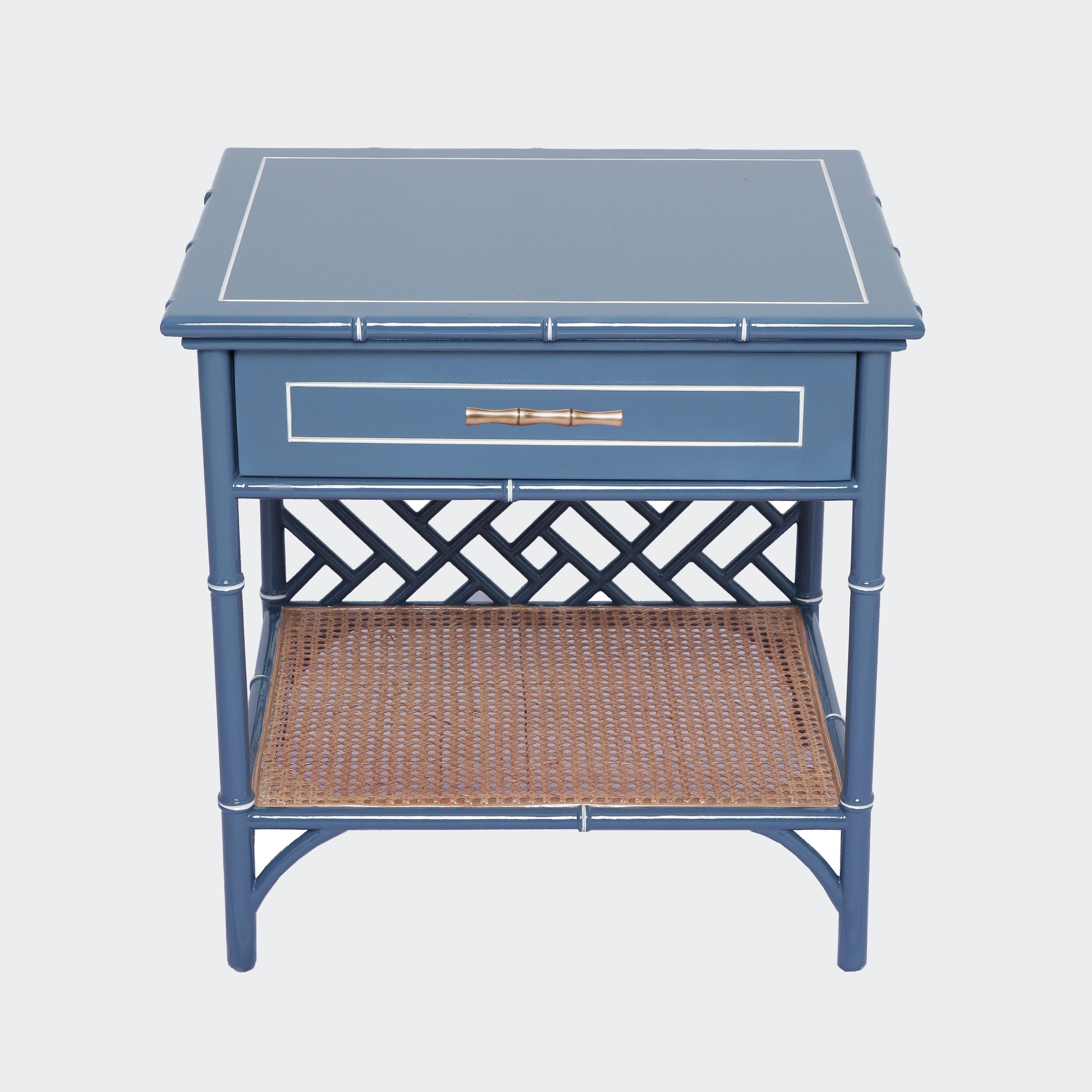 Trellis Side Table - Single Shelf – Charles Orchard